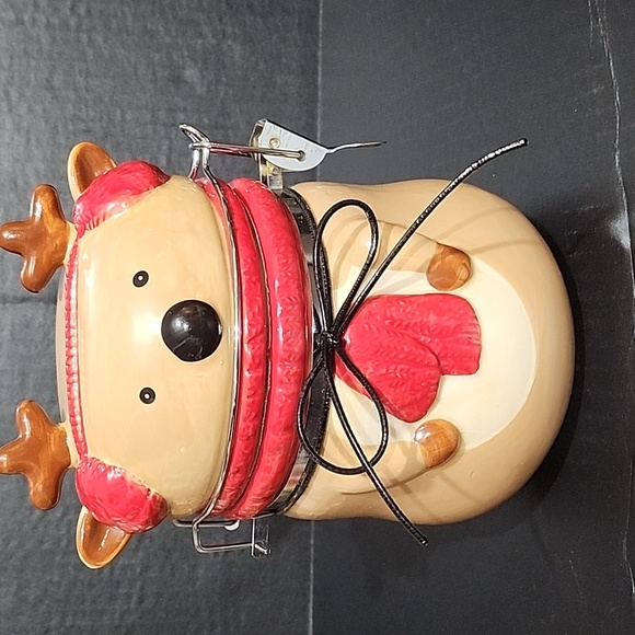 Unbranded | Kitchen | Reindeer Cookie Jar With Freshness Gasget And ...